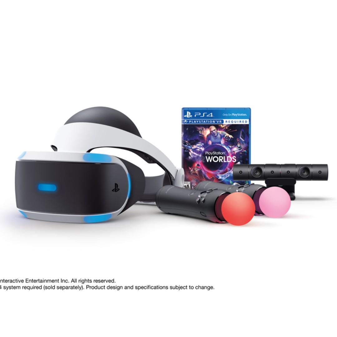 BRAND NEW 2 GAMES 2 MOVE FREE AND VR Version 2 + Camera + 2 x Move ...