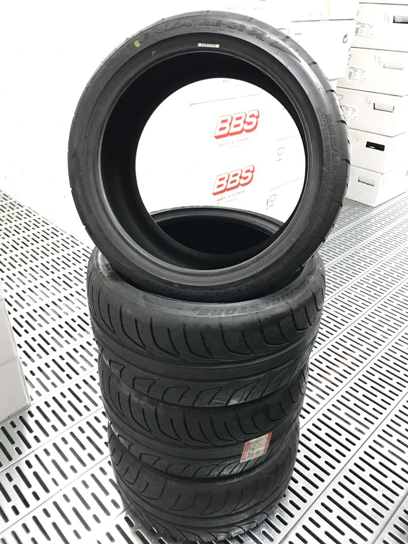Bridgestone RE01-R, Car Accessories, Tyres & Rims on Carousell