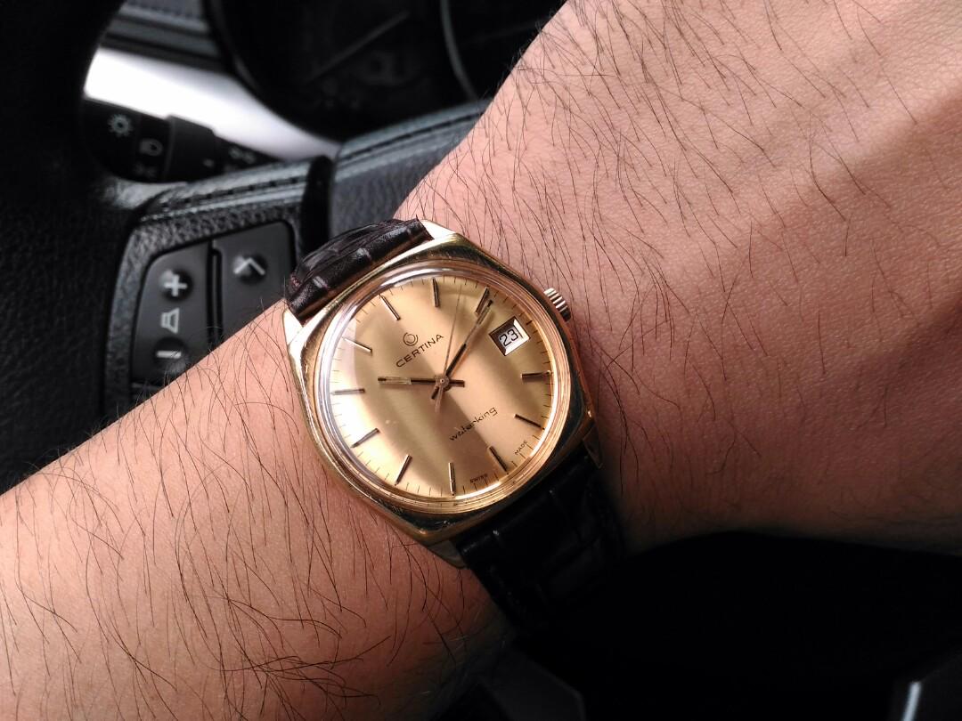 Certina waterking hand winding gp gents watch, Men's Fashion, Watches ...