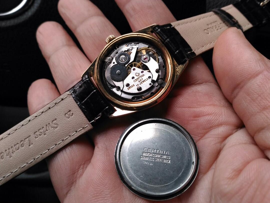 Certina waterking hand winding gp gents watch, Men's Fashion, Watches ...