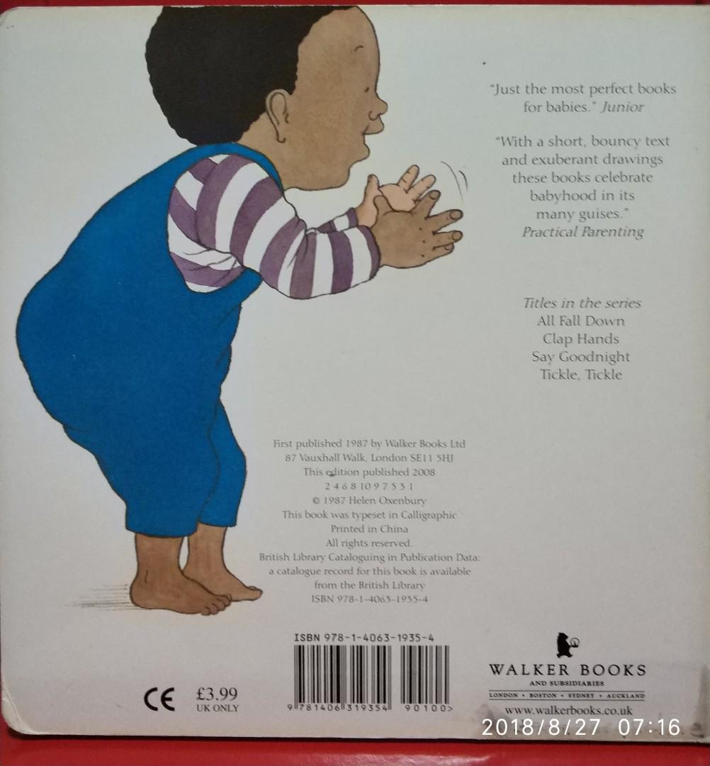 Clap Hands by Helen Oxenbury, Hobbies & Toys, Books & Magazines ...