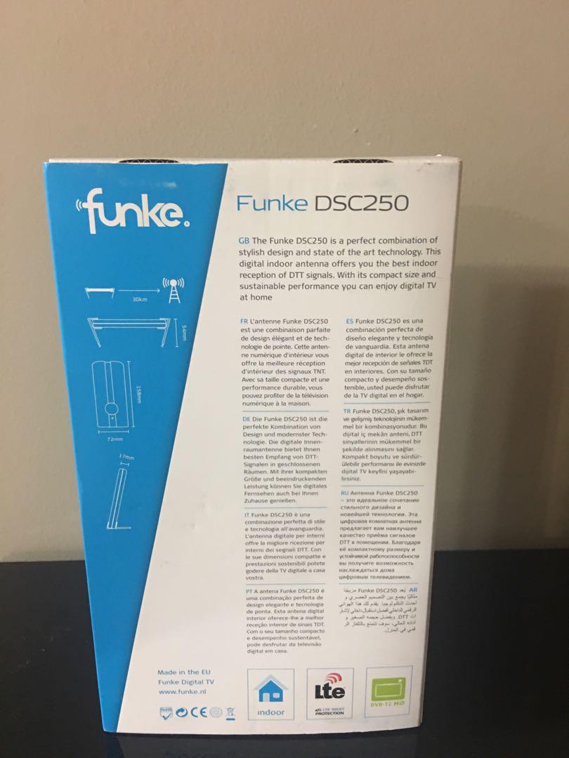 Funke Digital Antenna, TV & Home Appliances, TV & Entertainment, TV ...