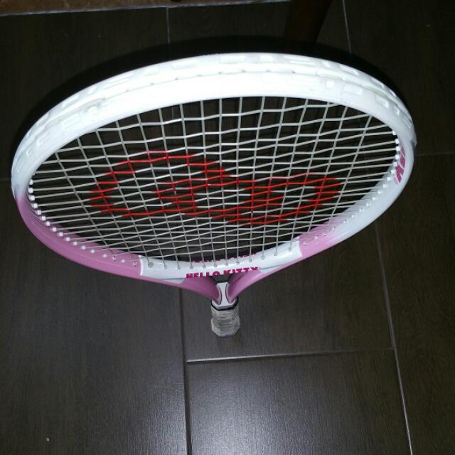 Hello Kitty Tennis Racket, Sports Equipment, Sports & Games, Racket ...
