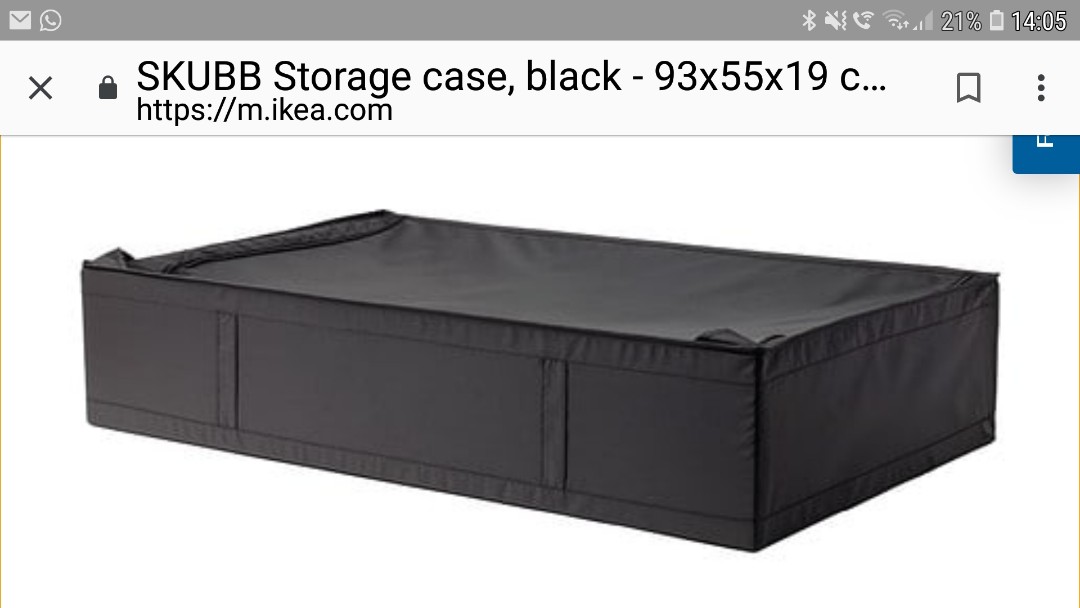 Ikea Skubb storage case, Furniture & Home Living, Home Improvement ...
