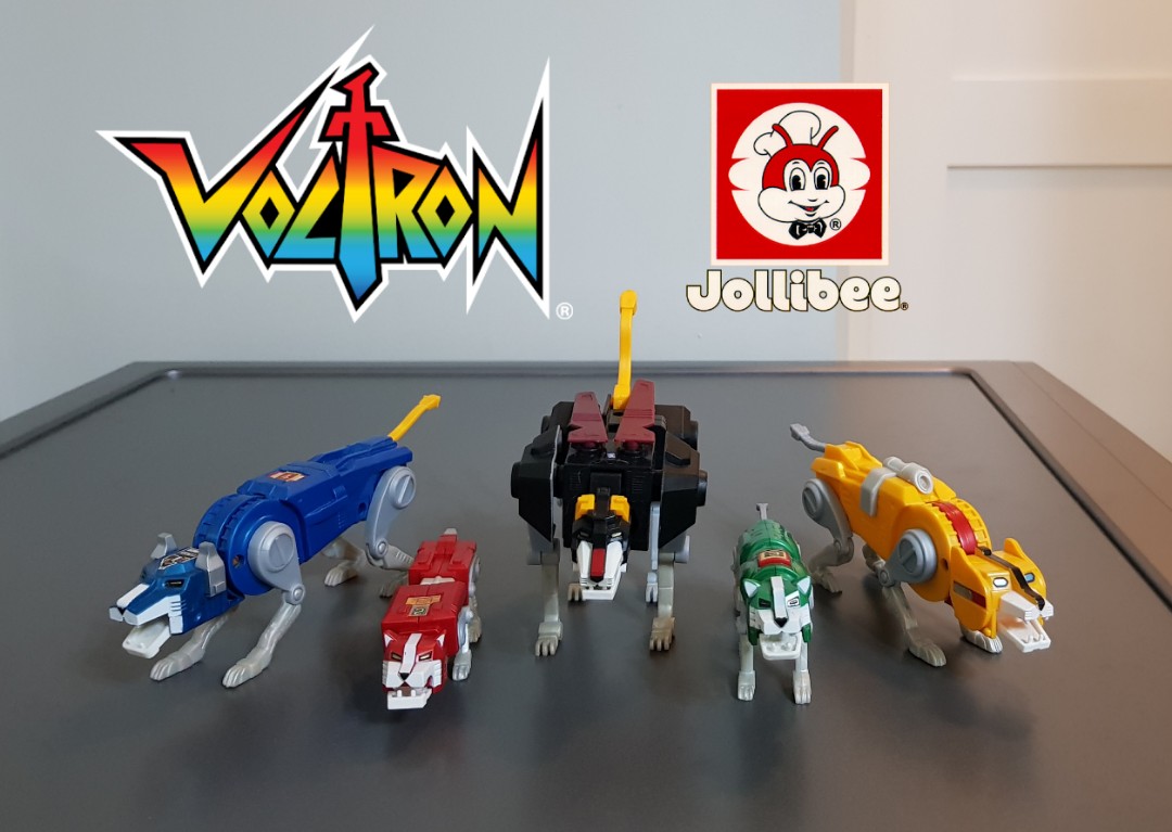 Jollibee Jolly Kiddie Meal Vintage Voltron, Hobbies & Toys, Toys & Games on Carousell