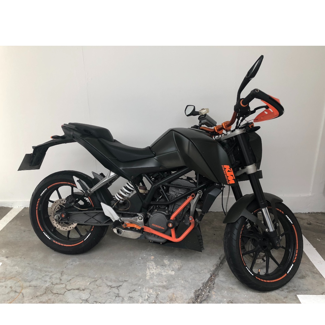 KTM DUKE 125CC, Motorcycles, Motorcycles for Sale, Class 2B on Carousell