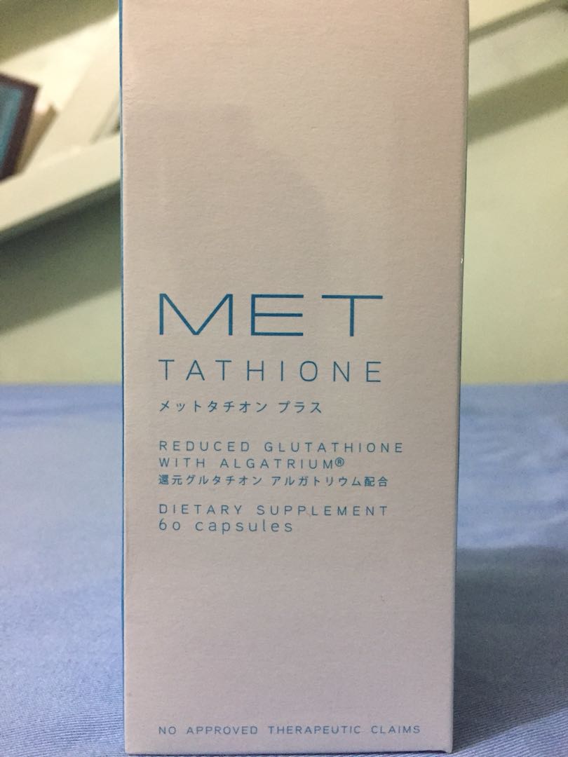 MET Tathione Glutathione with Algatrium Capsules on Carousell