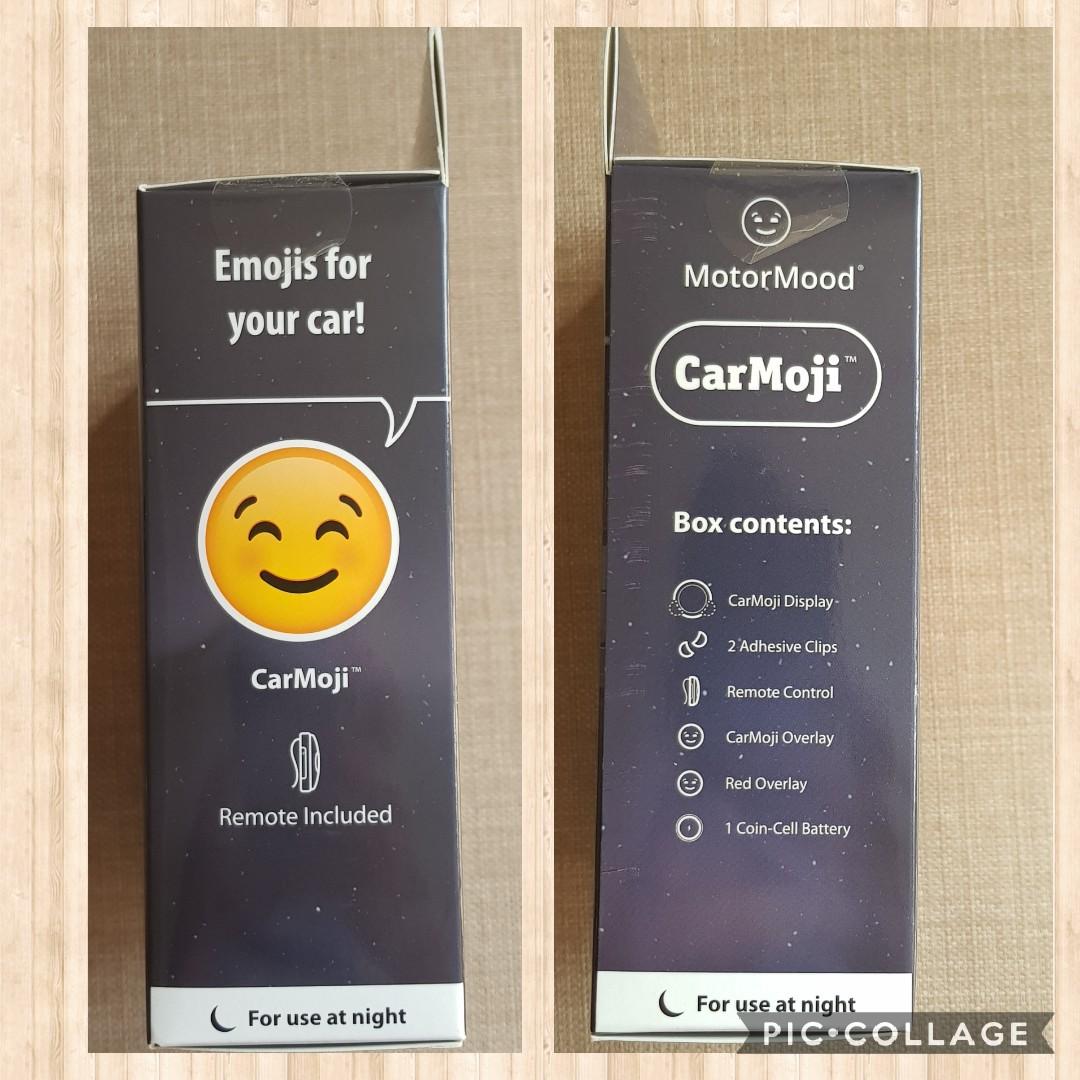 Motormood Carmoji - Light-Up Car Emoji Smiley Decal, Hobbies & Toys ...