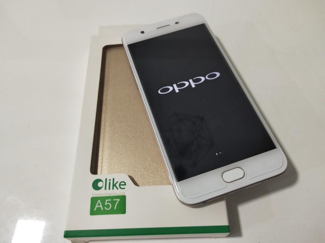 Oppo A57 with new casing and original box, usb and charger, Mobile ...