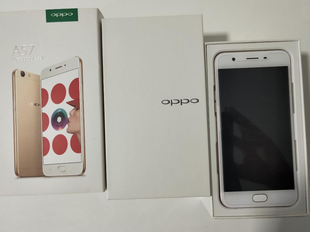 Oppo A57 with new casing and original box, usb and charger, Mobile ...