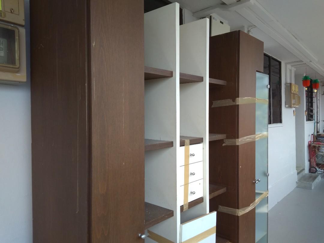 Preloved display cabinet, Furniture & Home Living, Furniture, Shelves ...