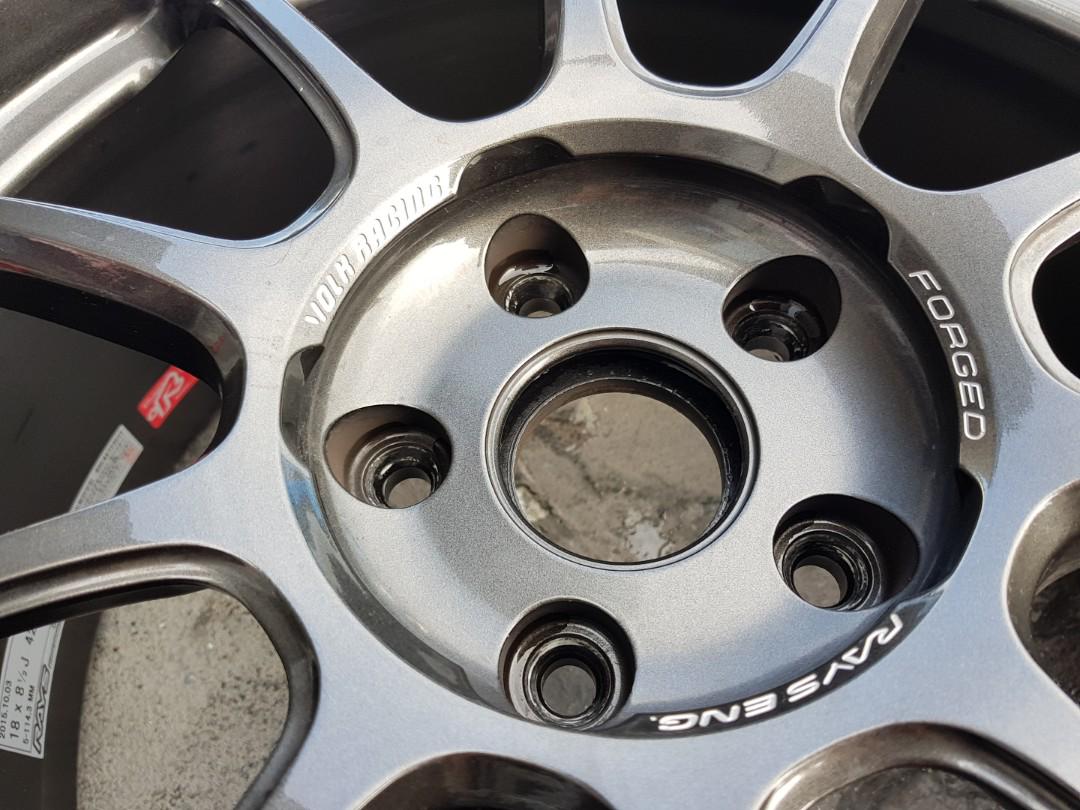 Rays VOLK RACING ZE40 FORGED (Diamond Gunmetal), Car Accessories, Tyres ...
