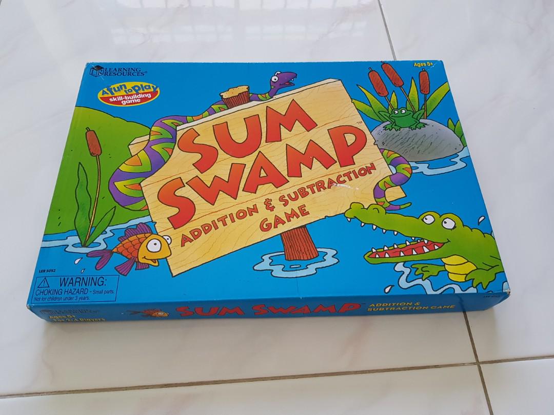 Sum Swamp: Addition and Subtraction Board Game, Hobbies & Toys, Toys ...
