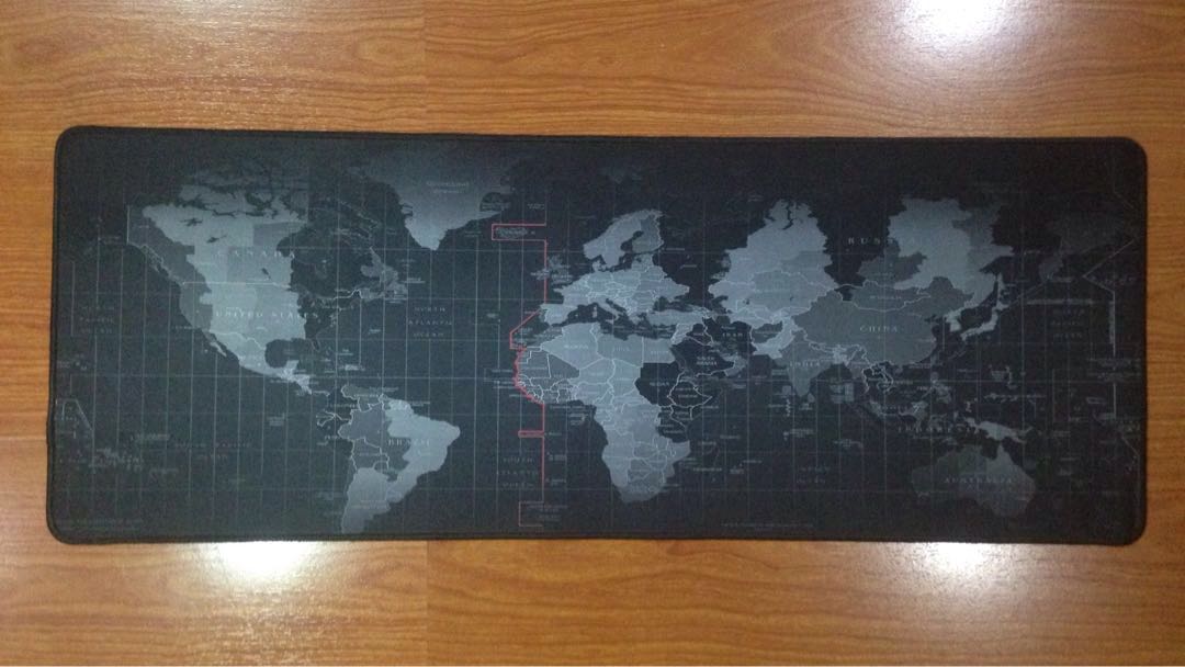World Map Sturdy Mouse Pad, Computers & Tech, Parts & Accessories ...