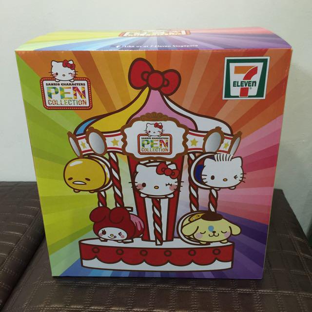 7-11 Hello Kitty Pentacular Full Set With Carousel, Hobbies & Toys ...