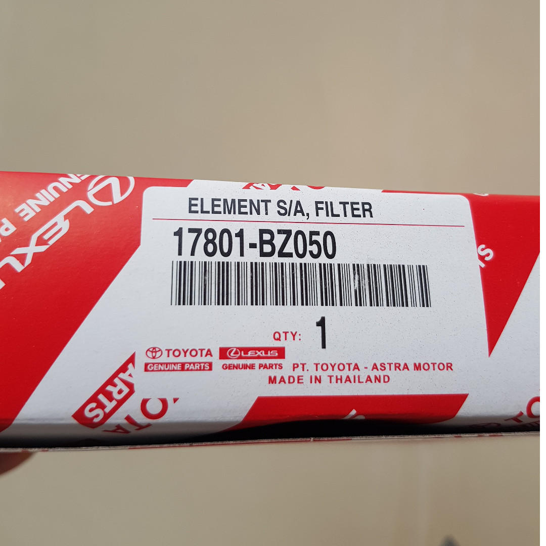 Air Filter Saringan UDARA TOYOTA AVANZA VVTI 17801-BZ050, Aksesoris ...