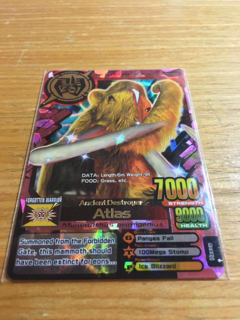 Animal Kaiser Card Ultra Rare Atlas, Hobbies & Toys, Toys & Games on ...