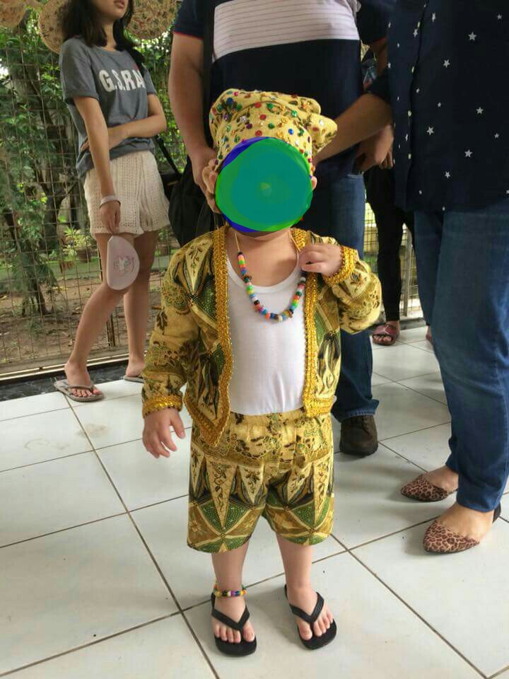 Buwan ng wika costume: BAGOBO DATU, Babies & Kids, Babies & Kids ...