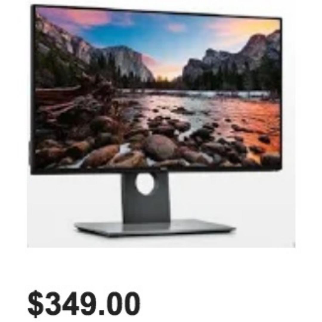 Dell Ultrasharp u2417h Monitor with Swivel/Rotate Function (Infinity ...