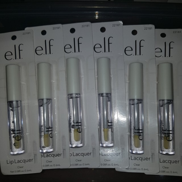 Elf Clear Lip Lacquer Health And Beauty Makeup On Carousell