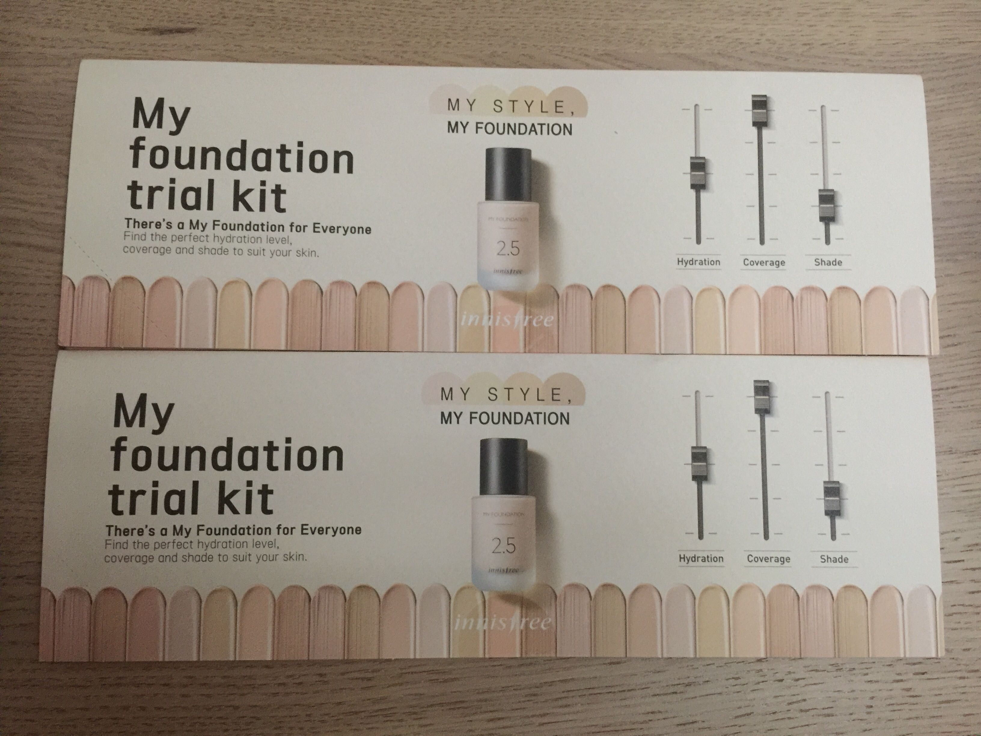 Foundation trial kit, Beauty & Personal Care, Face, Makeup on Carousell