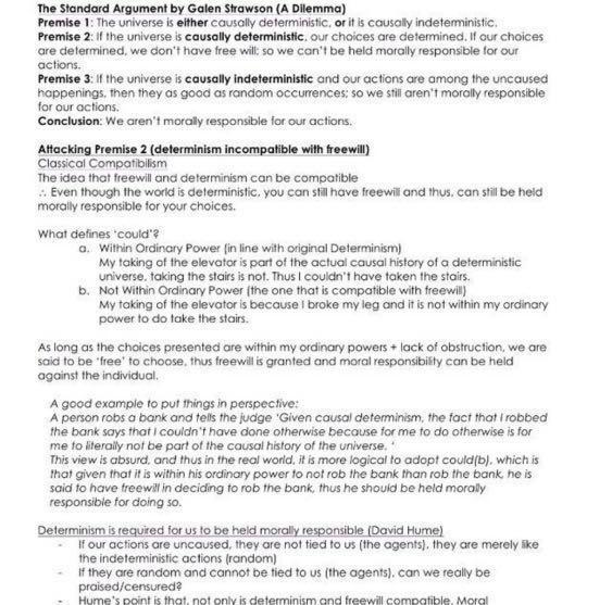 GET1029/GEK1067 Philosophy Life, the Universe and Everything Notes ...