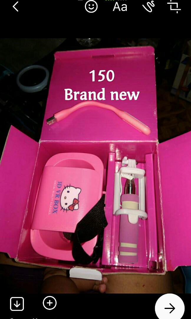 Hello kitty vr set reprice, TV & Home Appliances, TV & Entertainment ...
