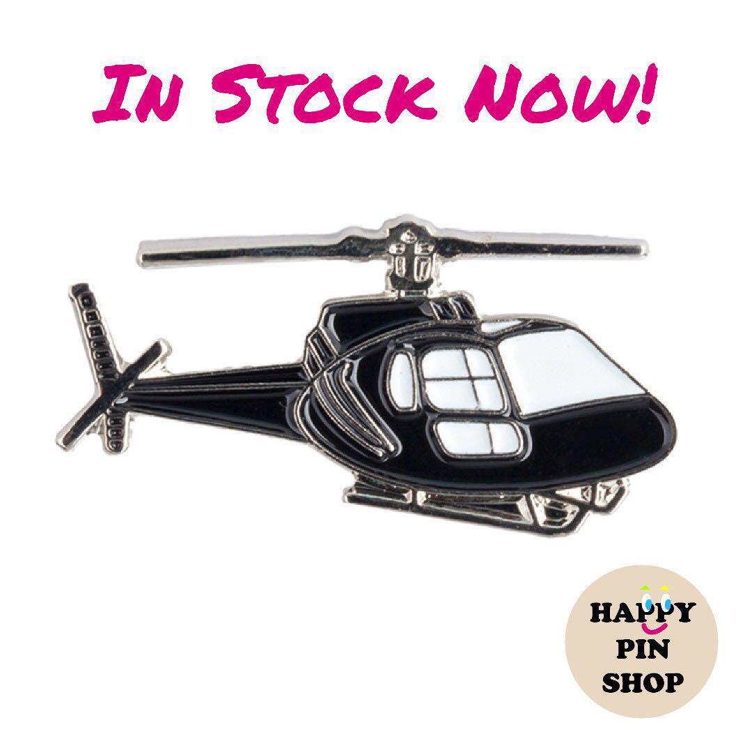 [IN STOCK] Airplane, Aircraft, Aeroplane, Plane, Helicopter brooch pins ...
