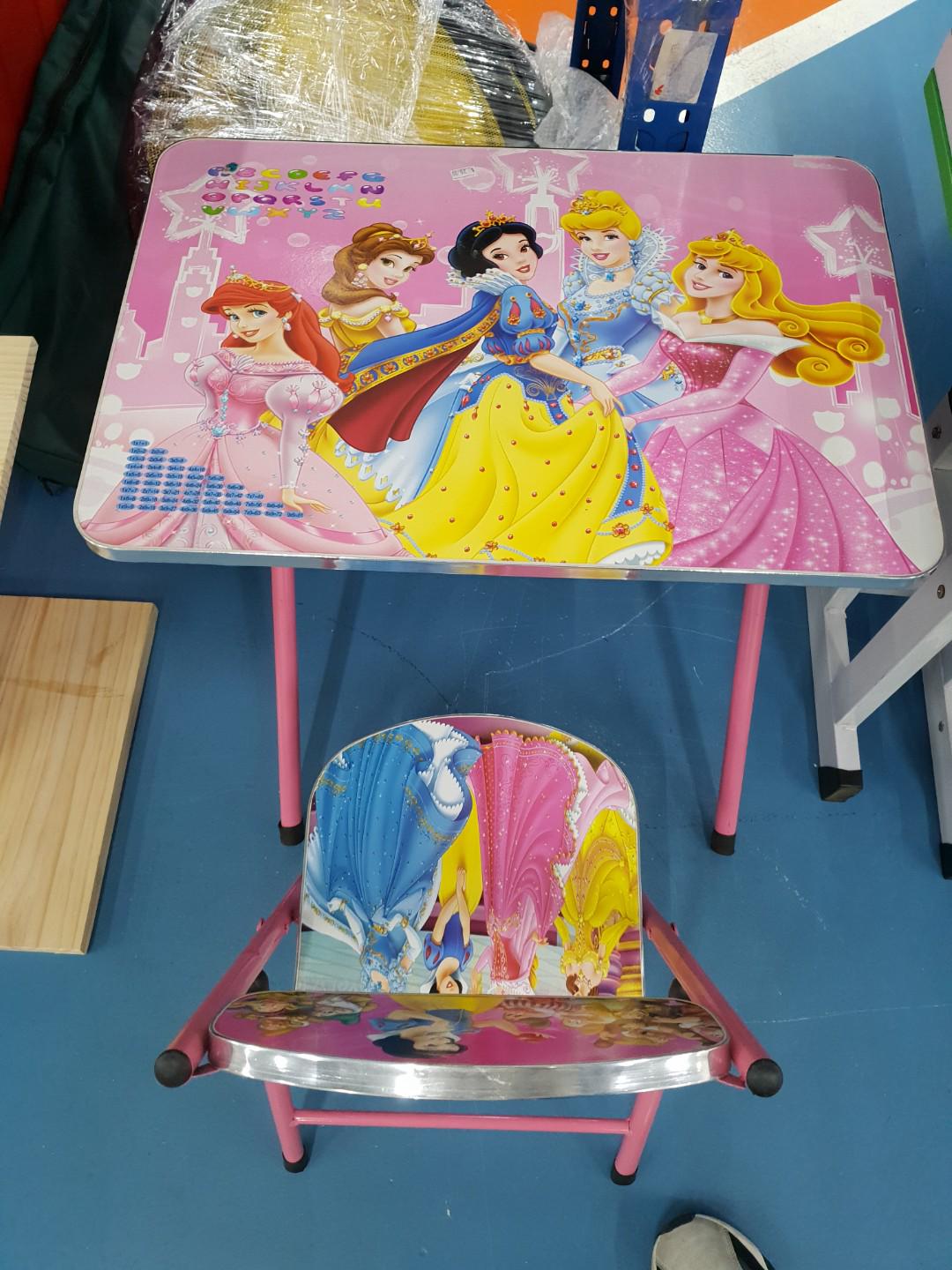 Kids Disney Princess table, Babies & Kids, Baby Nursery & Kids ...