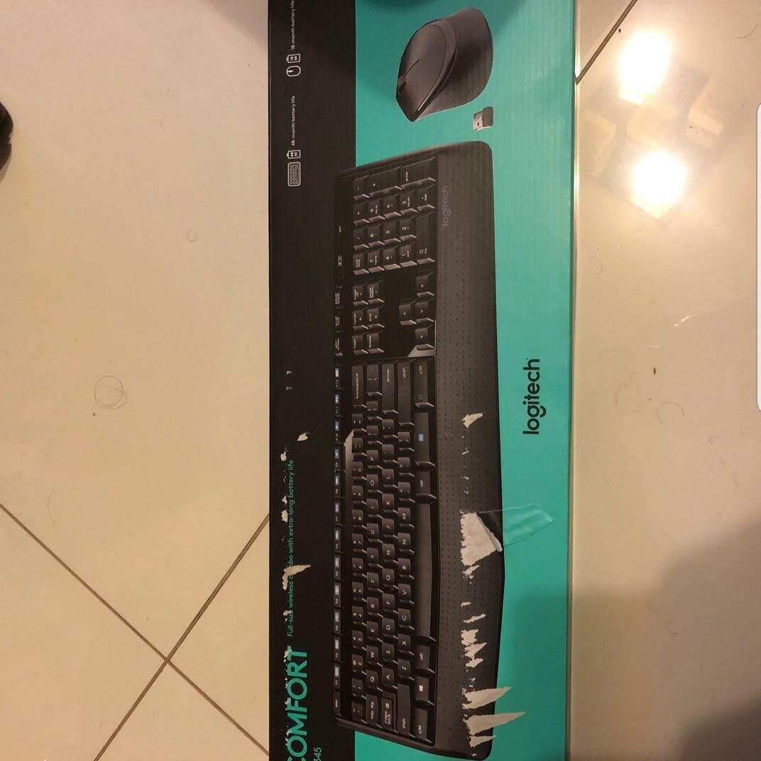 Logitech mk345 wireless mouse and keyboard, Computers & Tech, Parts & Accessories, Mouse ...