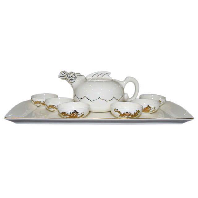 Luzerne Ceramic Dragon Tea Set, Furniture & Home Living, Home Decor ...