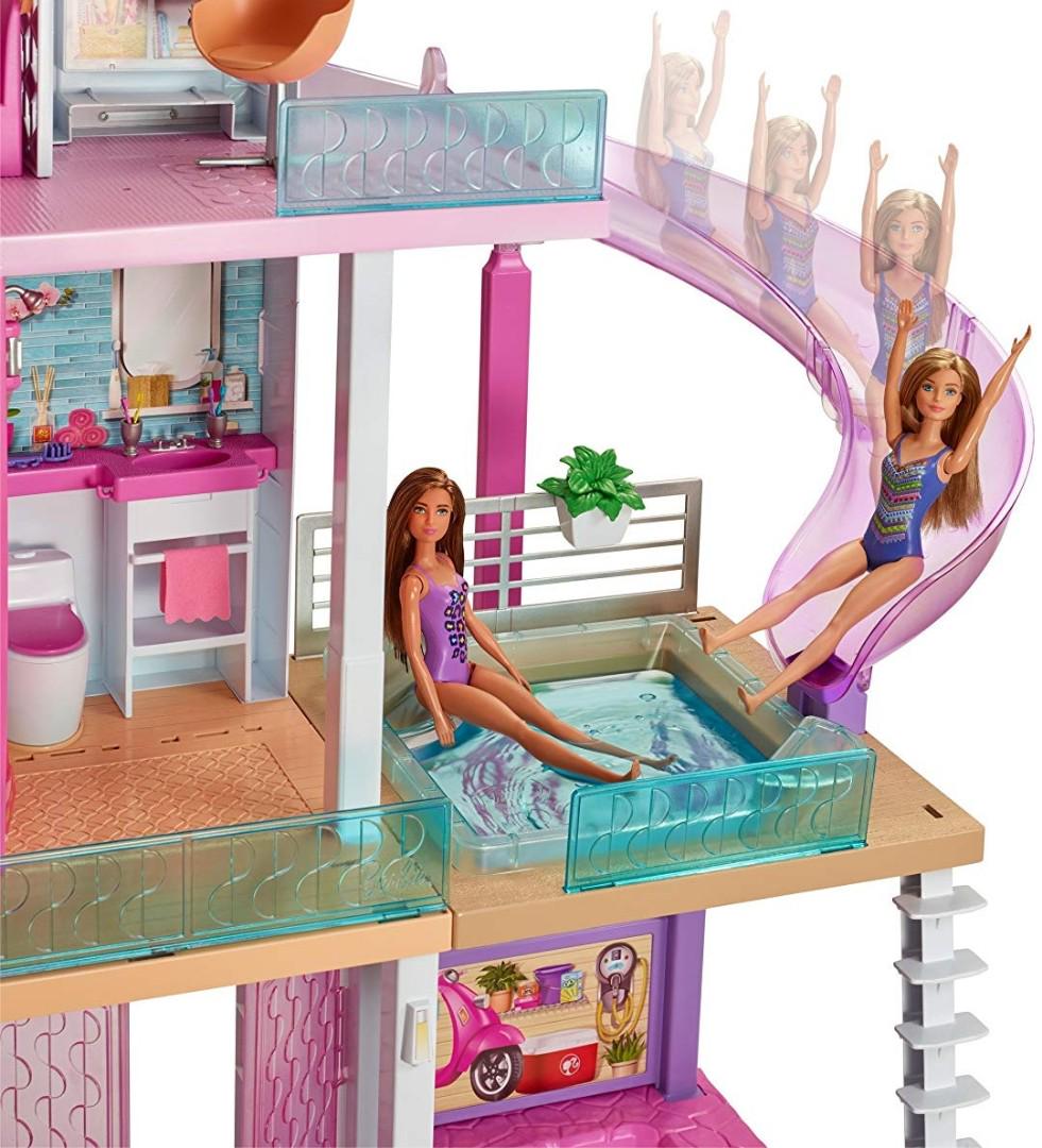 BN Three-Storey Barbie Dream Estate DreamHouse Fully-Furnished Doll ...