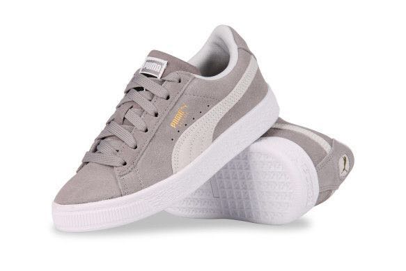 puma suede classic grey, Men's Fashion, Footwear, Sneakers on Carousell