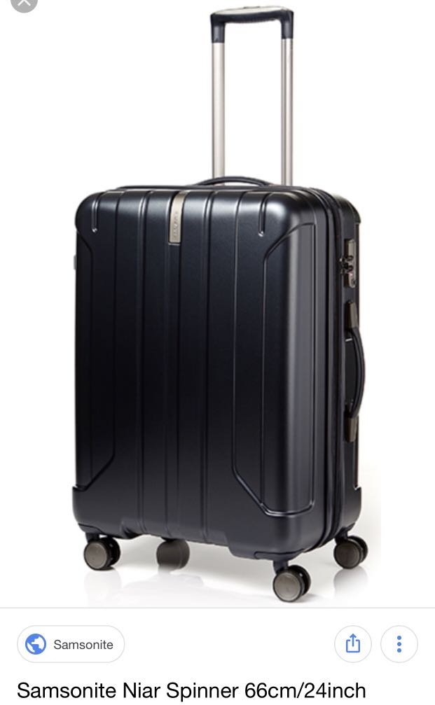 Samsonite Niar Spinner 66/24inches (Matte Graphite), Hobbies & Toys ...
