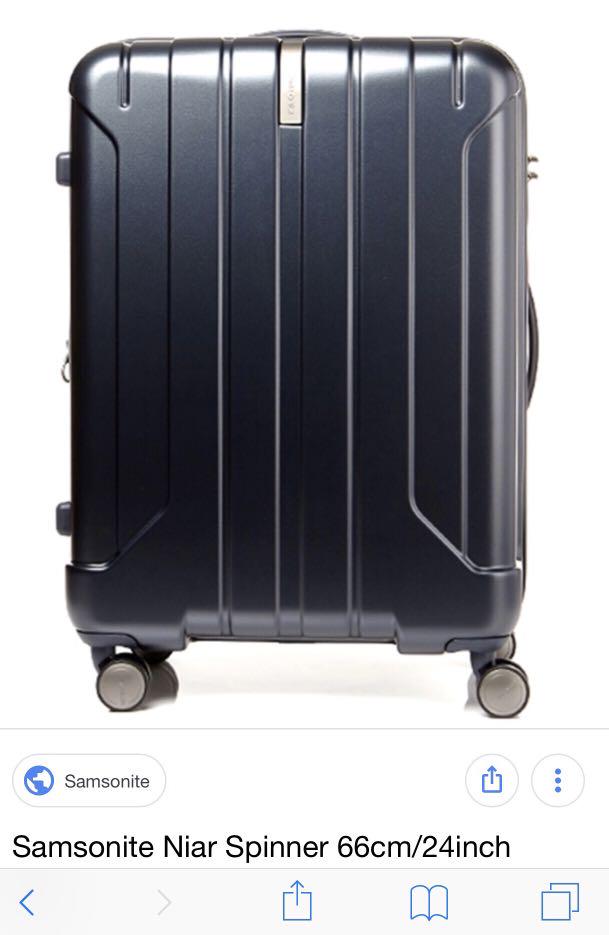 Samsonite Niar Spinner 66/24inches (Matte Graphite), Hobbies & Toys ...