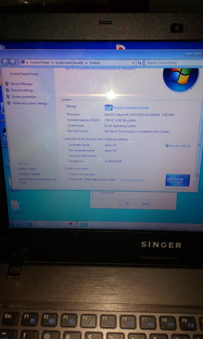 SINGER, Computers & Tech, Laptops & Notebooks on Carousell