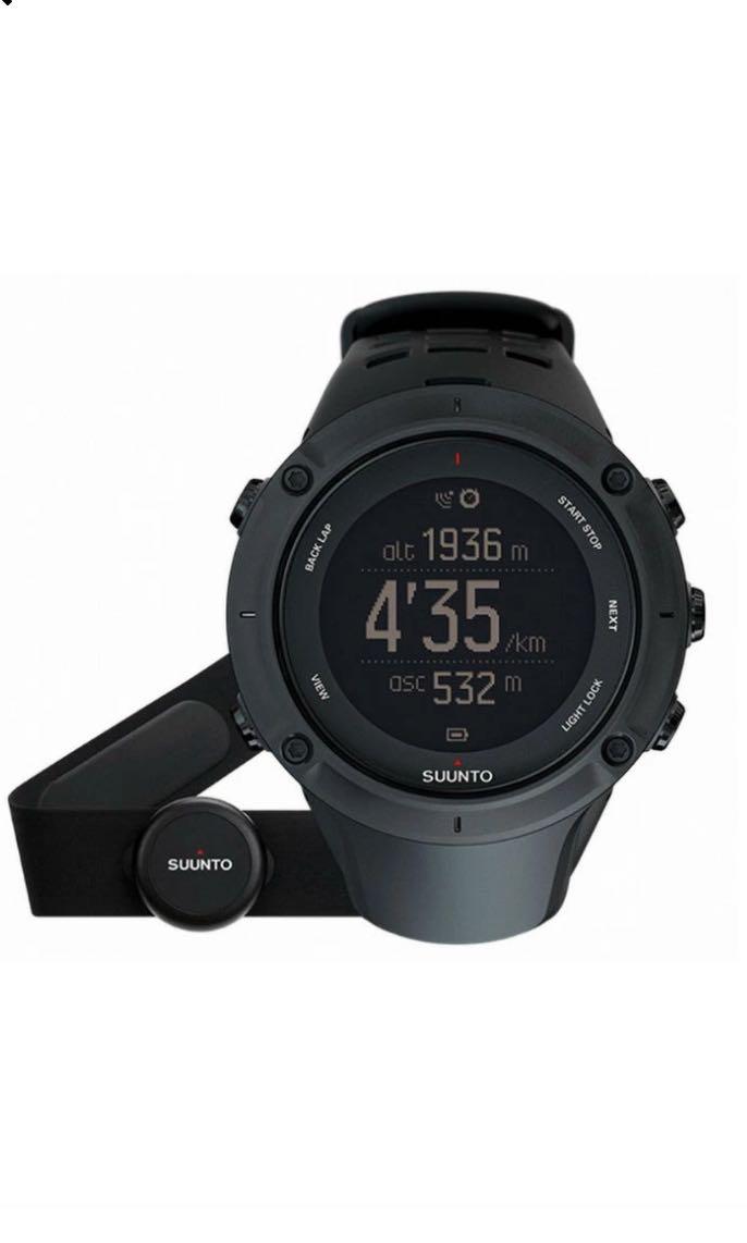 SUUNTO ARMBIT PEAK BLACK (HR) ORIGINAL RM1100 only!!, Men's Fashion ...