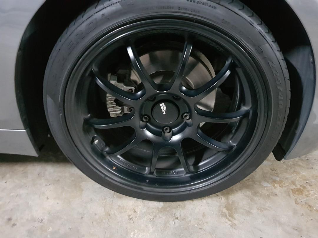 ADVAN Racing RZ-DF Forged Rim 5X120 18 inch BMW, Car Accessories, Tyres ...