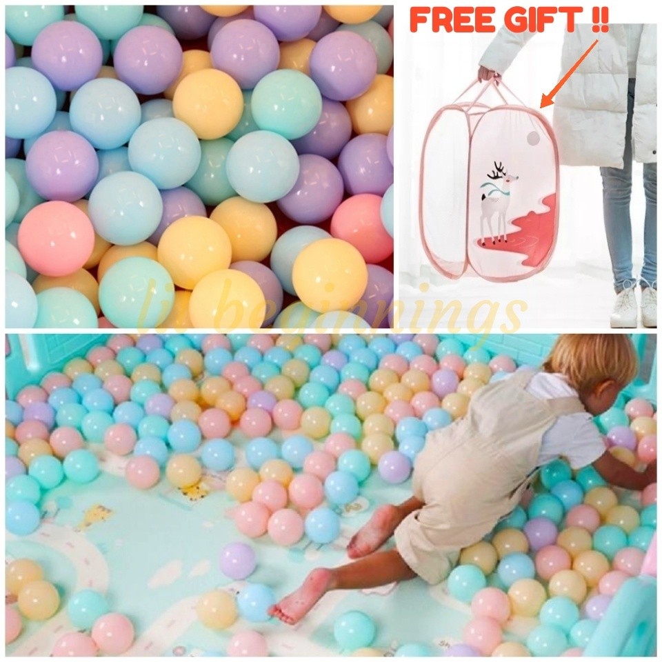 7CM Balls - Pastel colour series (100 pcs) / ball pool / play pen ...