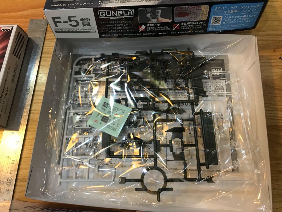 Bandai Banpresto GUNPLA MG 模型 1/100 Gundam 高達一番賞 F-5賞 Ver.3.0 核戰機 FF-X7 ...