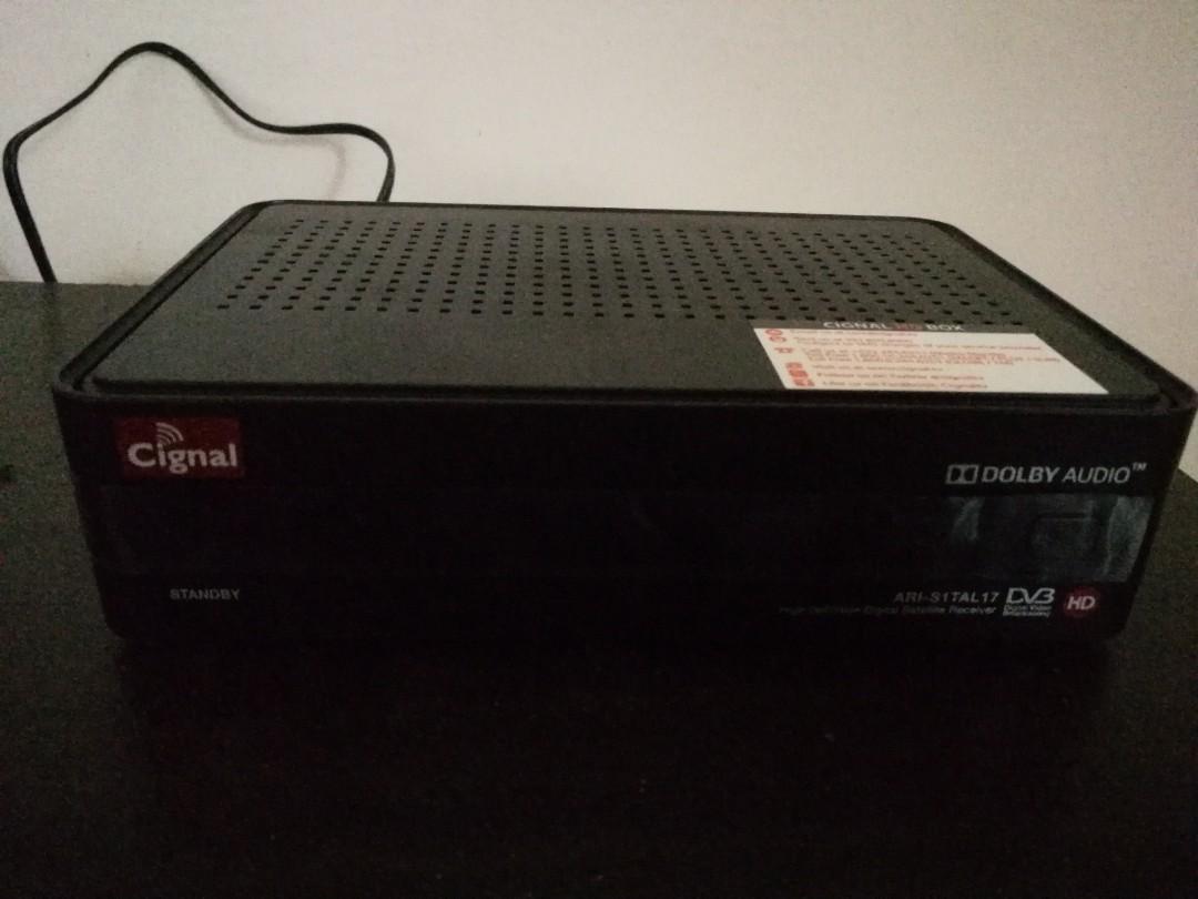 Cignal digibox, cable and satellite dish, Audio, Other Audio Equipment ...