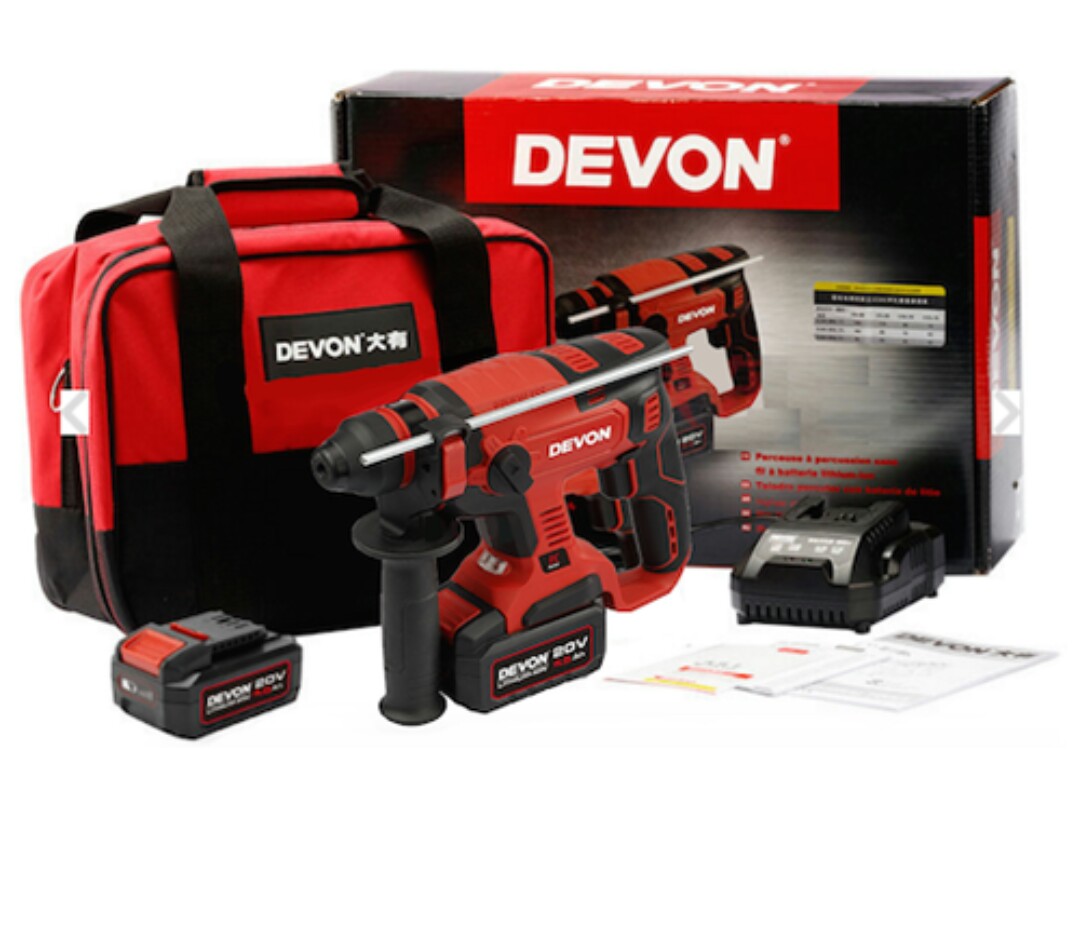 DEVON 20V Cordless Hammer drill (4.0Ah), Everything Else on Carousell