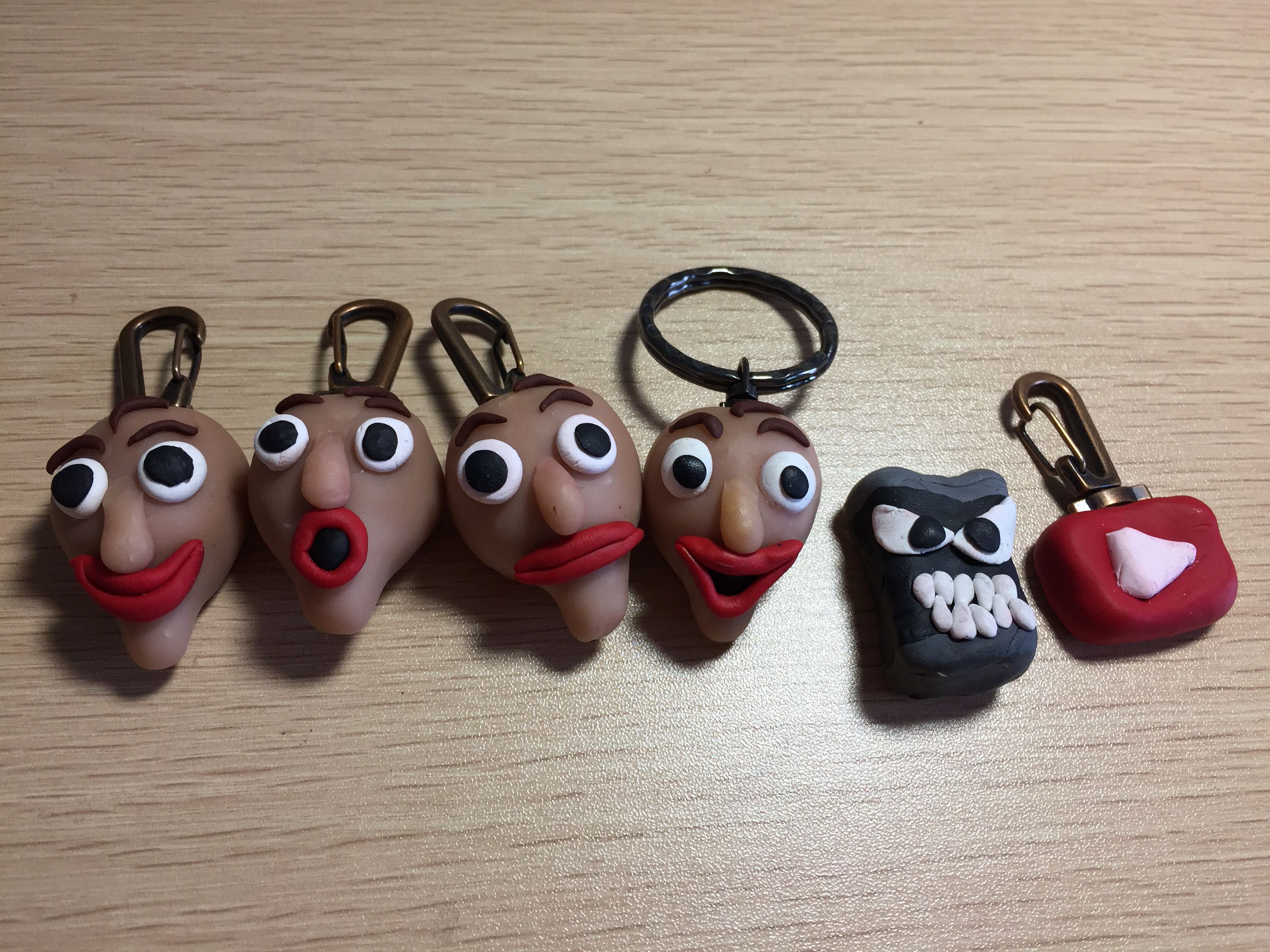 DIY keychains(Baldi basics,YouTube,etc), Hobbies & Toys, Stationery ...