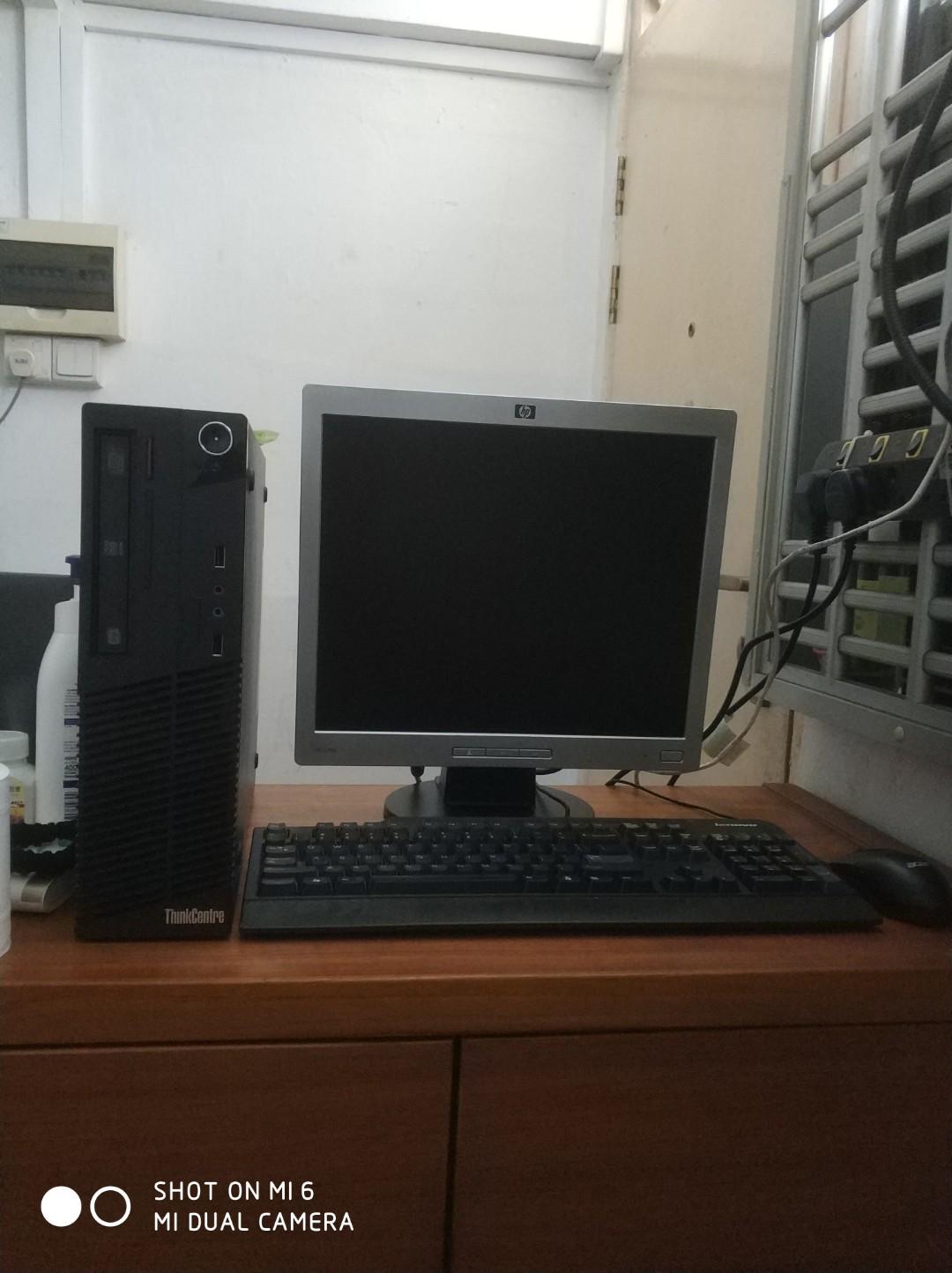 HP desktop full set, Computers & Tech, Desktops on Carousell