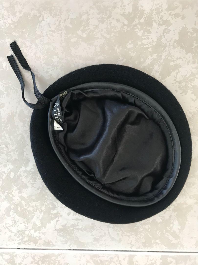 Japanese harajuku gothic punk style beret hat, Women's Fashion, Watches ...