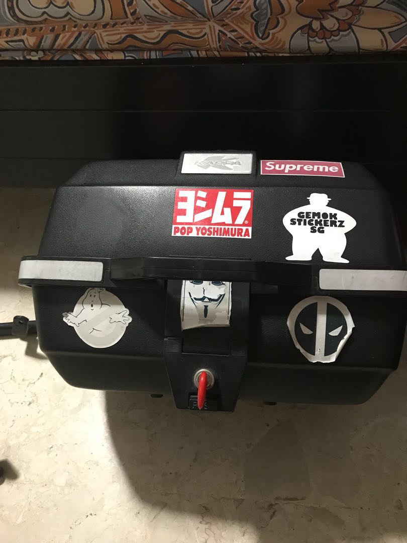 Kappa Box, base plate and rack for rxz, Motorcycles, Motorcycle ...