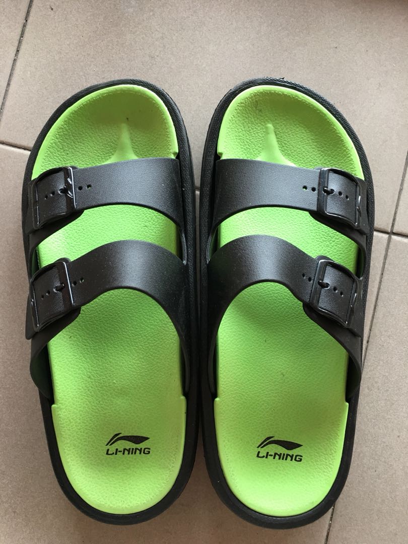 Li-Ning Slippers, Men's Fashion, Footwear, Dress Shoes on Carousell