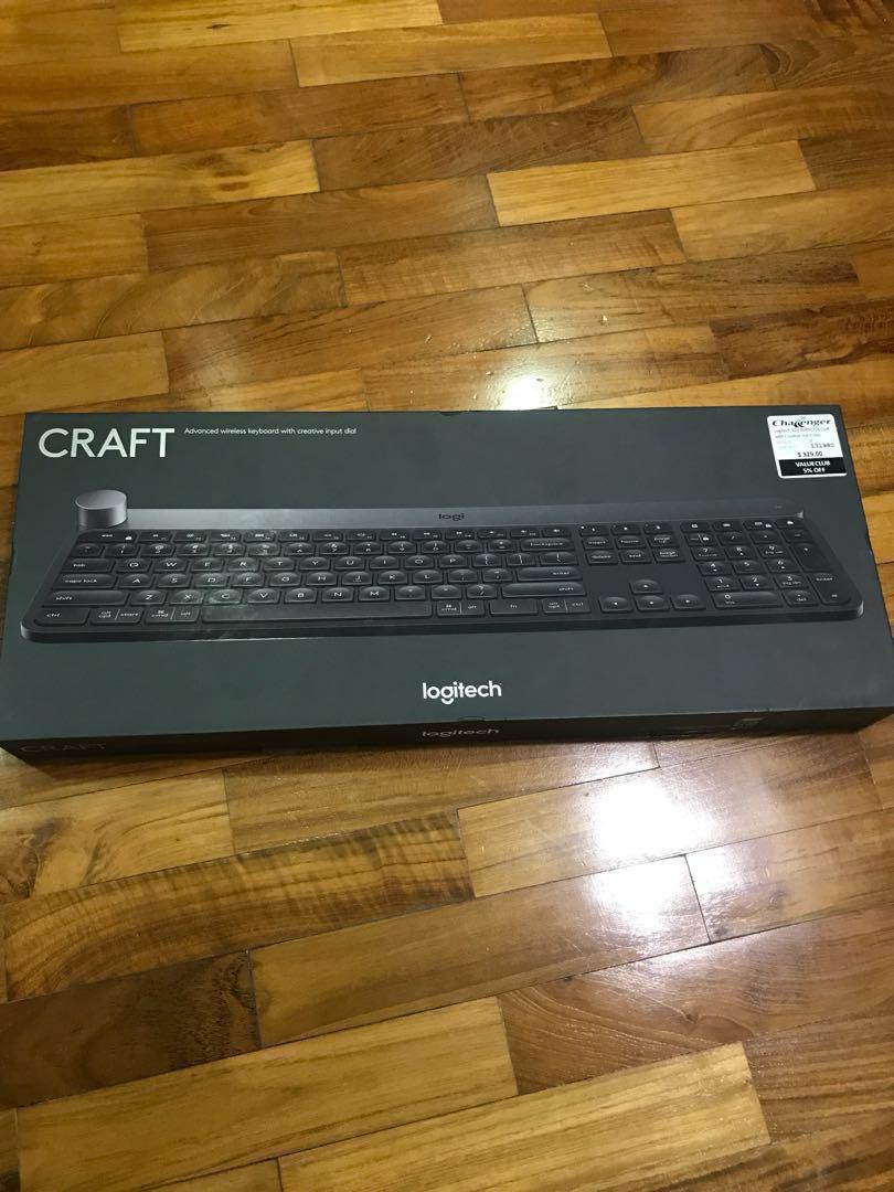 Logitech Craft Advanced Keyboard with Creative Input Dial, Computers ...