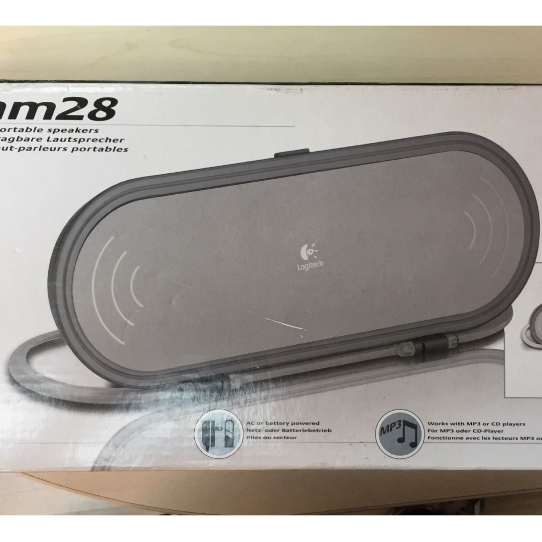 Logitech MM28 Speaker, 音響器材, Soundbar、揚聲器、藍牙喇叭、耳擴 - Carousell