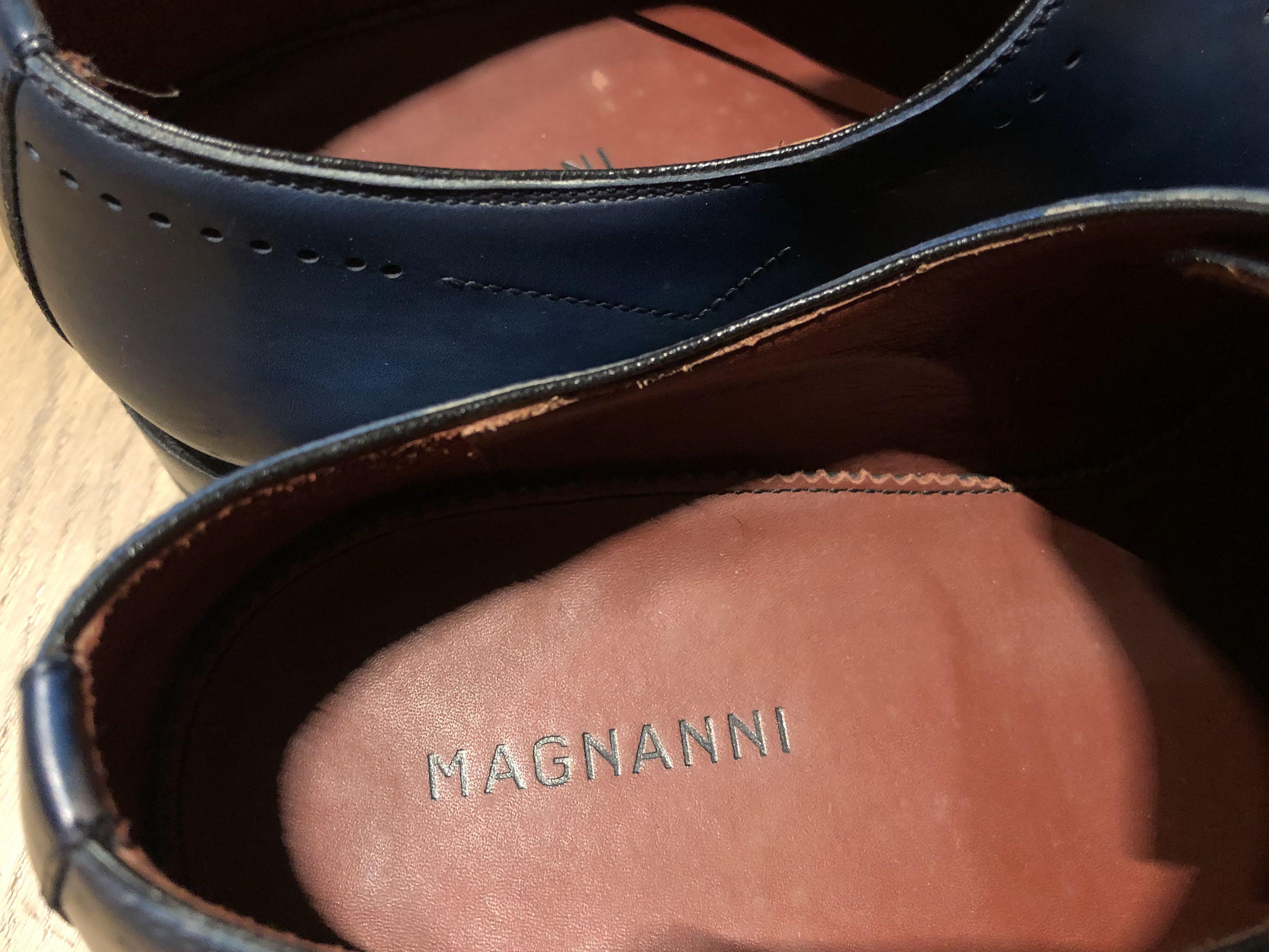 Magnanni Blue patina laced shoe, Men's Fashion, Footwear, Formal Shoes ...